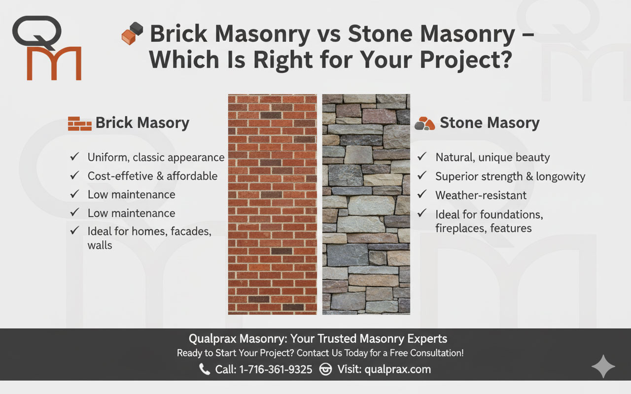 Brick Masonry vs Stone Masonry: Key Differences Explained